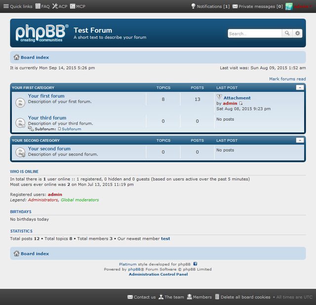 phpBB • [Release] Platinum (phpBB 3.1.10)