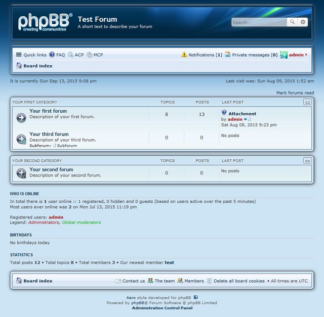 phpBB • [Release] Aero (phpBB 3.1.10)