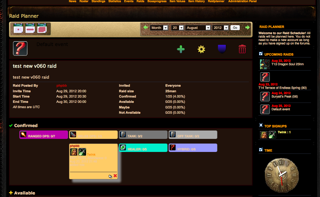 phpBB • [RC] Raidplanner 1.0.4 - Page 3
