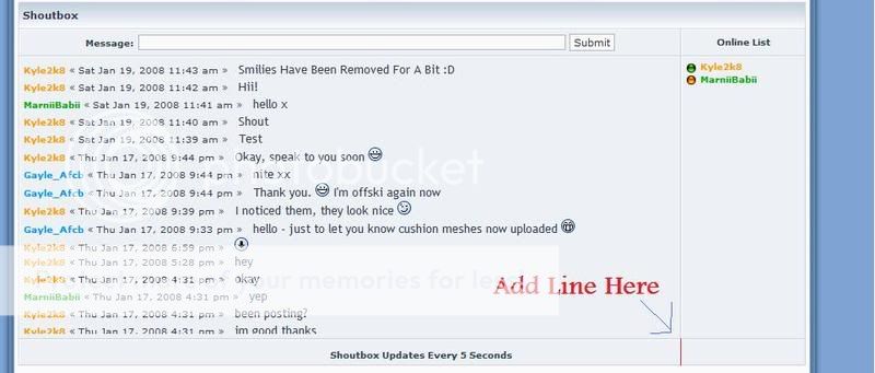 phpBB • [ABD] AJAX Chat/Shoutbox MOD 2.0.0 Beta 8 - Page 31