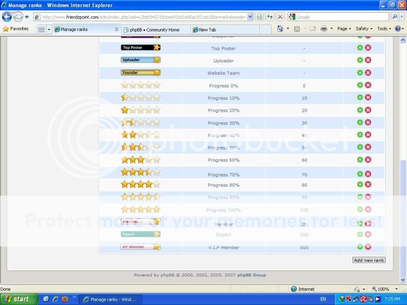 phpBB • Rank Problem