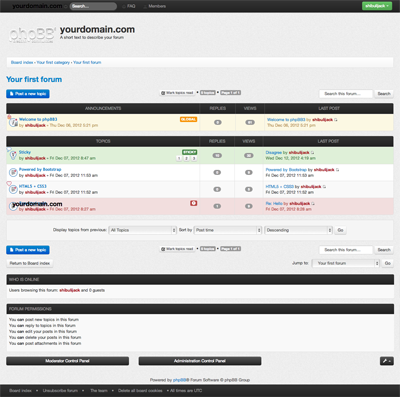 phpBB • [Release] proBoot v.2.0 - phpBB theme based on Bootstrap