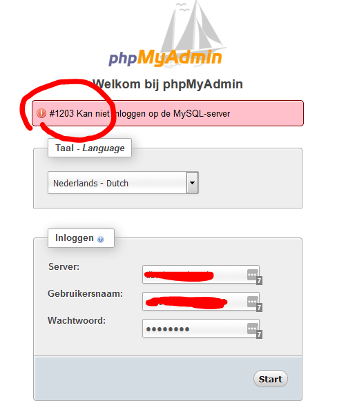 phpBB • [SOLVED] User N already has more than 'max_user_connections' active connections [1203]