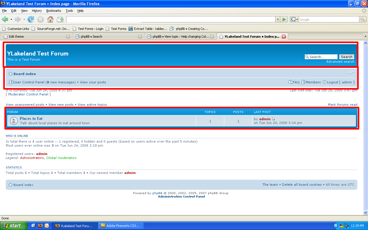 phpBB • Help changing Colors in CSS SOLVED!